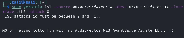 Yersinia：layer 2攻击框架！全参数详细教程！Kali Linux教程！ - 哔哩哔哩
