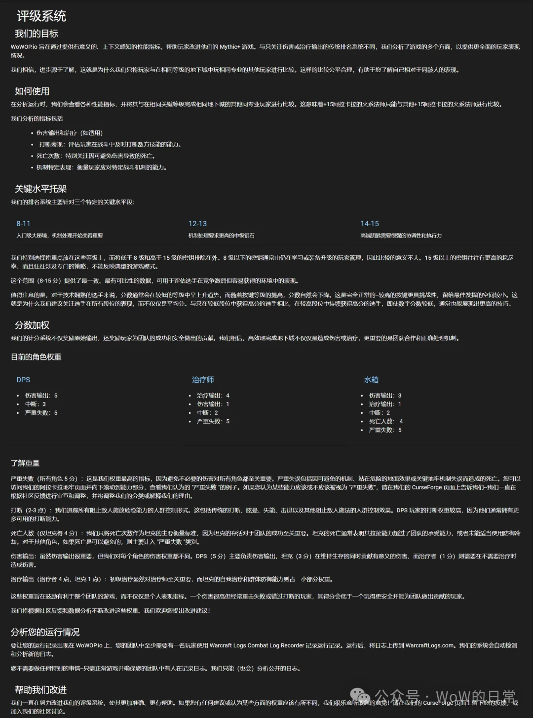 wowop.io大秘评分插件横空出世 / 老外如何看待国服专属坐骑？/ PTR的一些资讯 - 哔哩哔哩