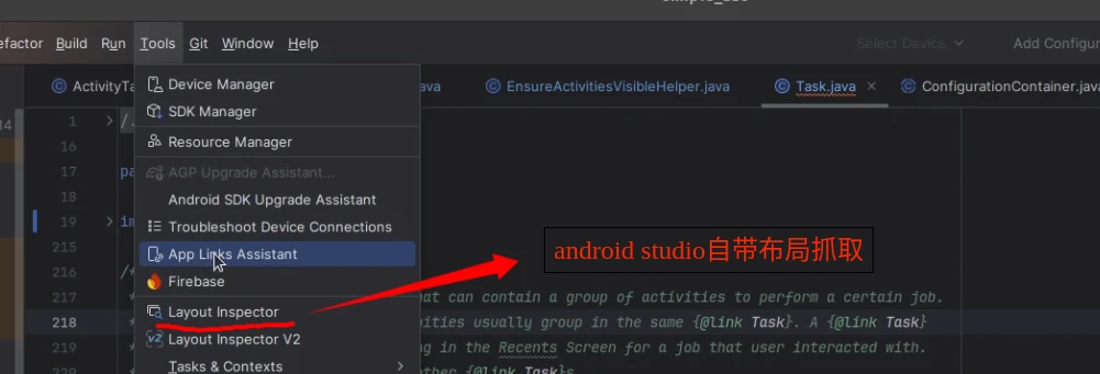 干货：如何解决AS自带LayoutInspector布局工具无法抓取到布局/StatusBar布局如何抓？ - 哔哩哔哩