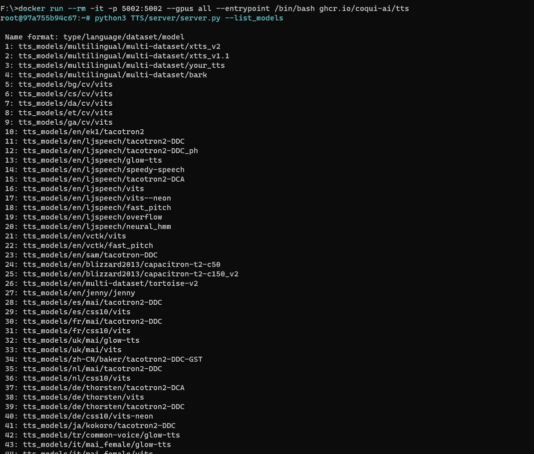 TTS安装部署教程 - 哔哩哔哩