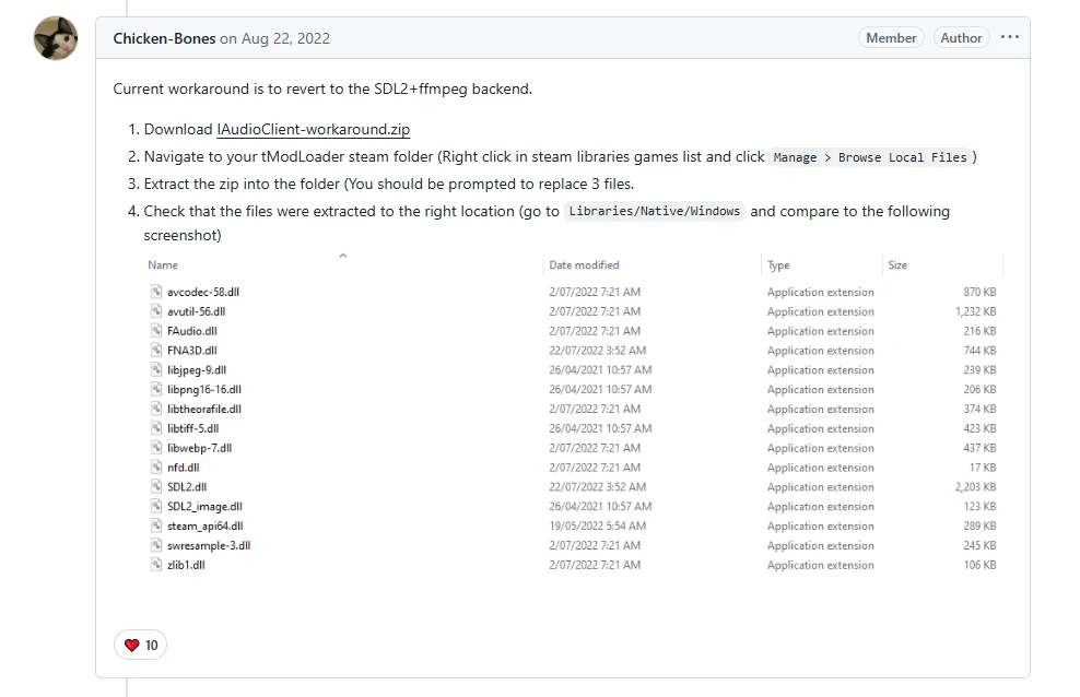 【已解决】tmod闪退后无任何提示或警告弹窗 - 哔哩哔哩