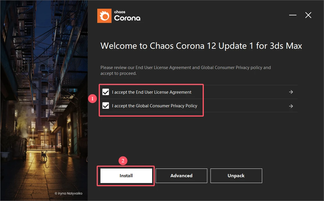 Corona 12 update1官方正式版CR12.1渲染器for 3ds M - 哔哩哔哩