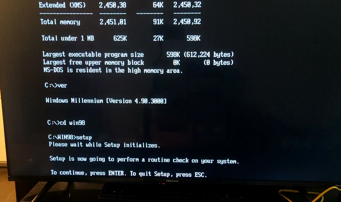 在2025年的实体机上装win98！ - 哔哩哔哩