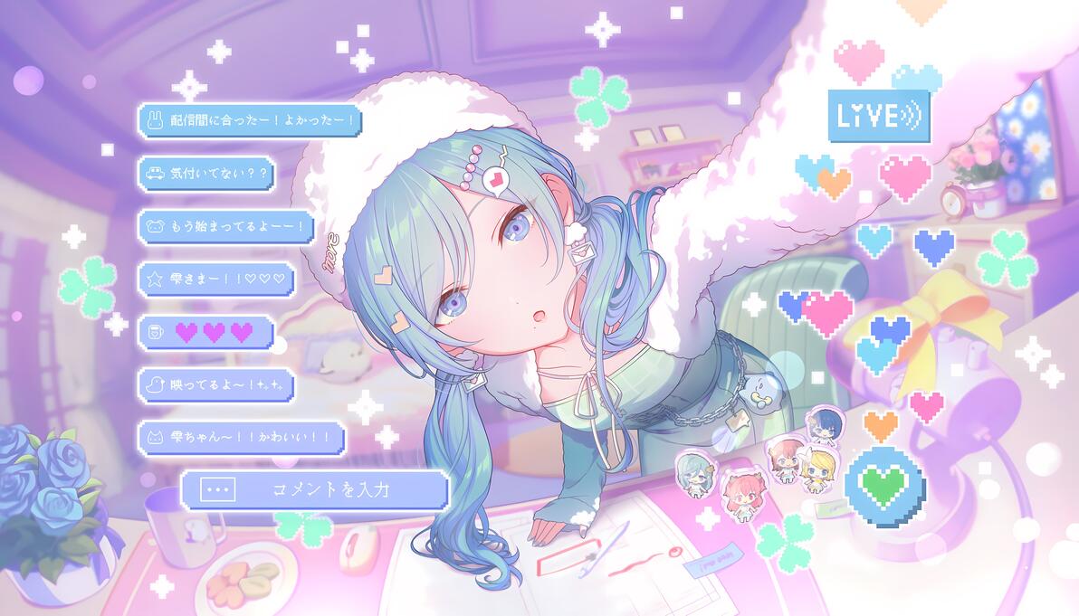 【pjsk】日野森雫4K高画质卡面合集 - 哔哩哔哩