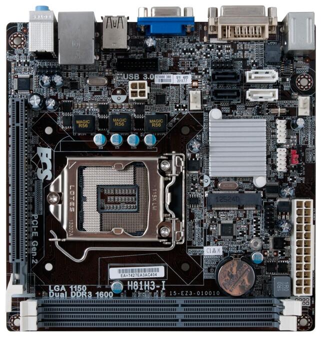 最便宜的H81ITX板ECS精英H81H3-i和魔改bios - 哔哩哔哩