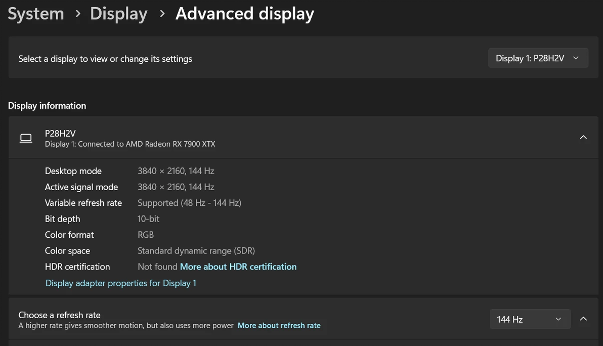 Win11 24H2：VRR与madVR - 哔哩哔哩