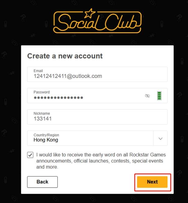RockstarGames账号注册教程 手把手教你注册r星账号 - 哔哩哔哩