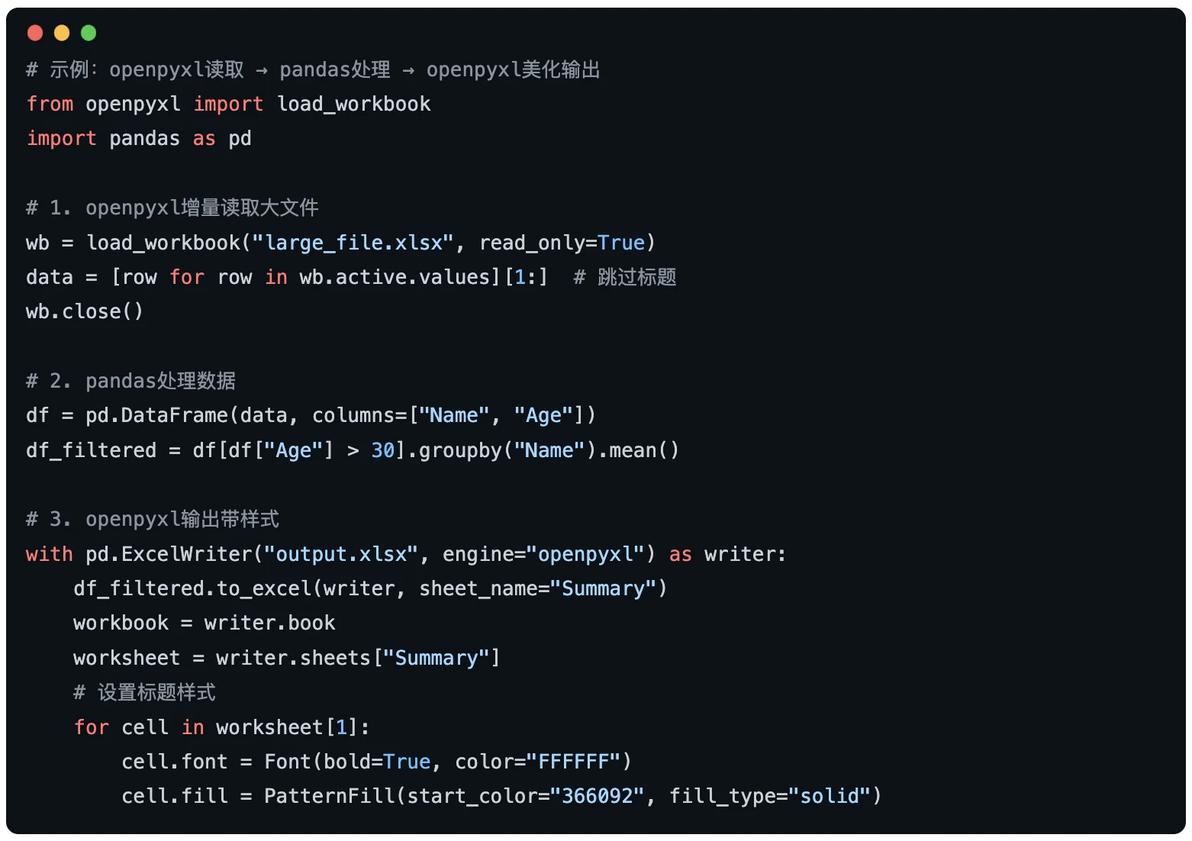 Python 处理 Excel 数据 pandas 和 openpyxl 哪家强？ - 哔哩哔哩