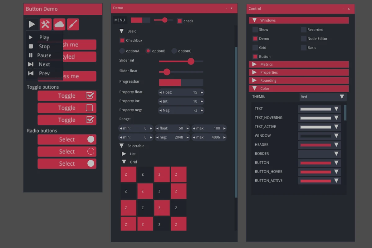 开源，纯C的即时模式GUI nuklear - 哔哩哔哩