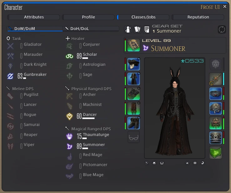 FF14 UI MOD 分享 Frost UI - 哔哩哔哩