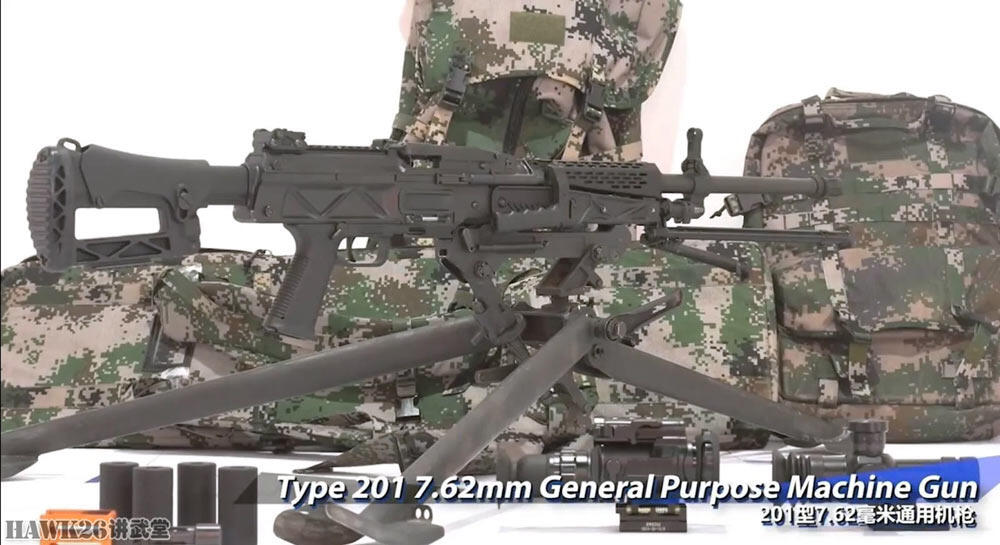 海外谈中国：QJY-201通用机枪采用北约口径 混合自动方式有亮点 - 哔哩哔哩