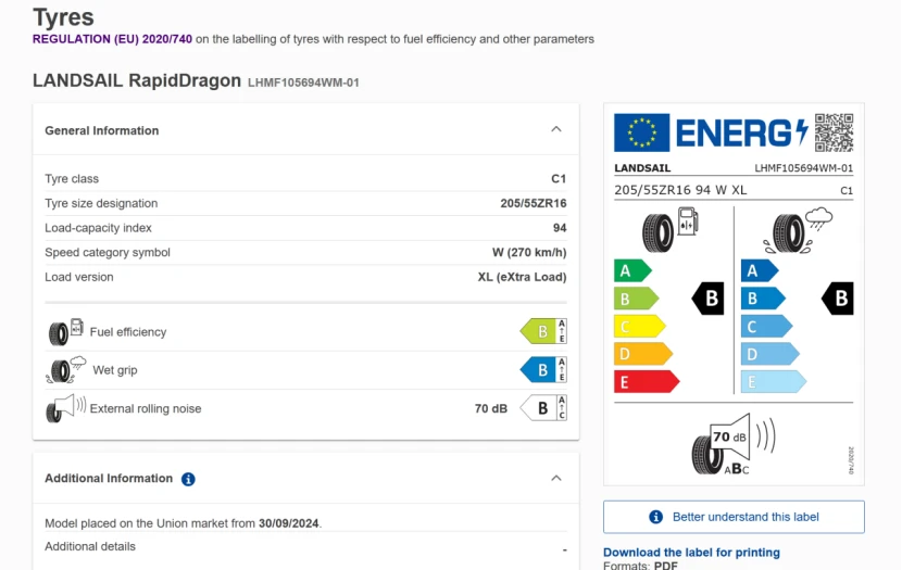 利用EPREL选购高性价比轮胎 - 哔哩哔哩