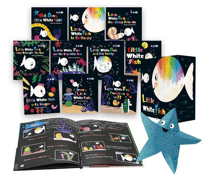 风靡全球的英文绘本《小白鱼Little white fish》全部配套视频和音频！ - 哔哩哔哩