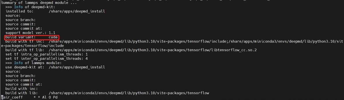 Install LAMMPS’s DeePMD-kit module - 哔哩哔哩