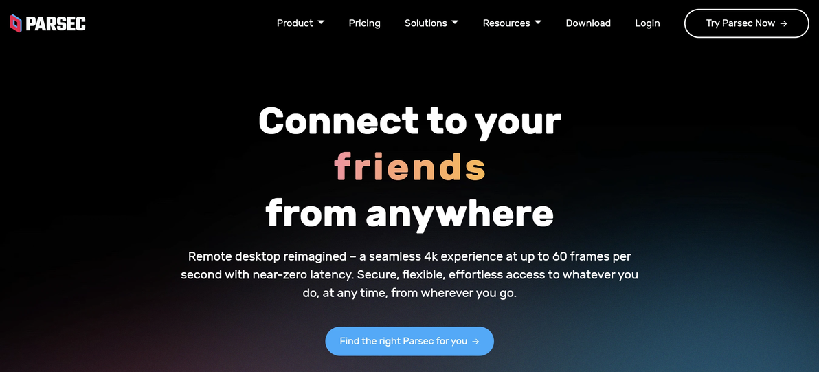 Parsec、Gameviewer 远程玩游戏应该用哪款远程桌面软件 - 哔哩哔哩