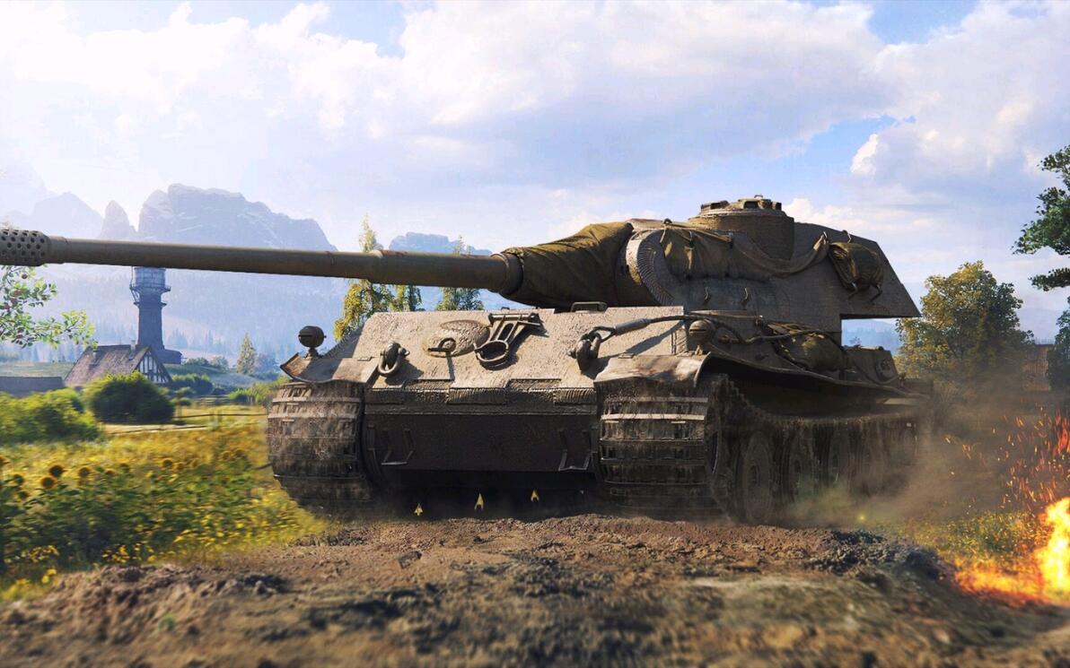 二战黑科技：解密德国VK4502(P)重型坦克 - 哔哩哔哩