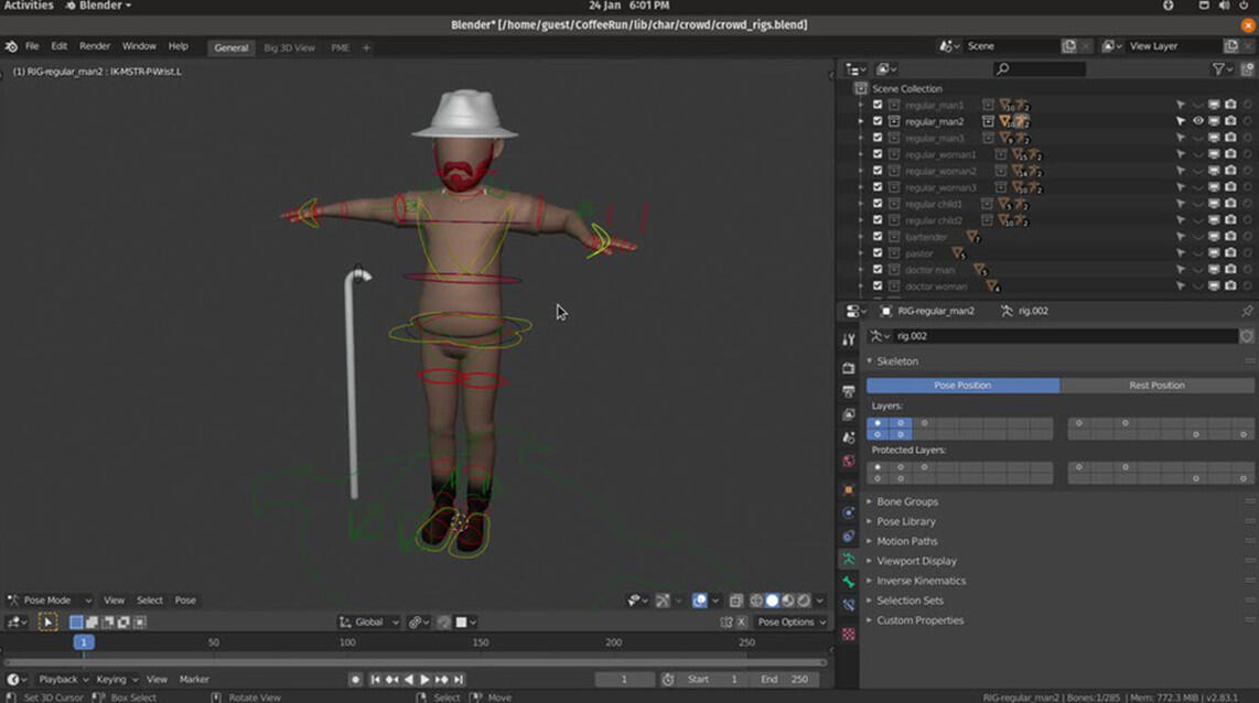 CloudRig自动骨骼绑定Blender插件V2.1.1版 - 哔哩哔哩