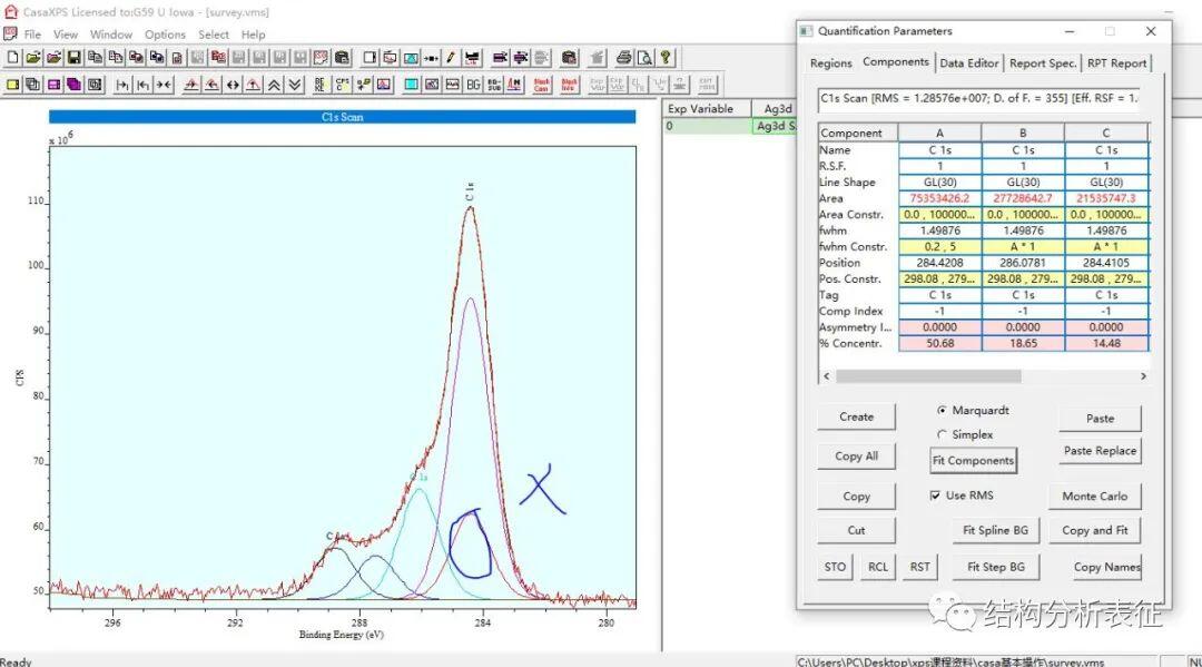 CasaXPS（XPS数据分析）安装教程以及使用教程！免费下载！ - 哔哩哔哩