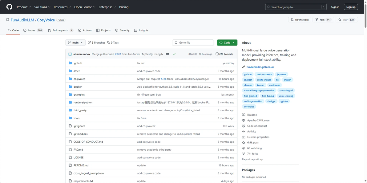 6.9Kstar！CosyVoice 2.0：阿里开源的语音生成大模型！ - 哔哩哔哩