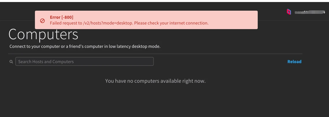 Parsec客户端报错800，临时解决方法及迷惑点 - 哔哩哔哩
