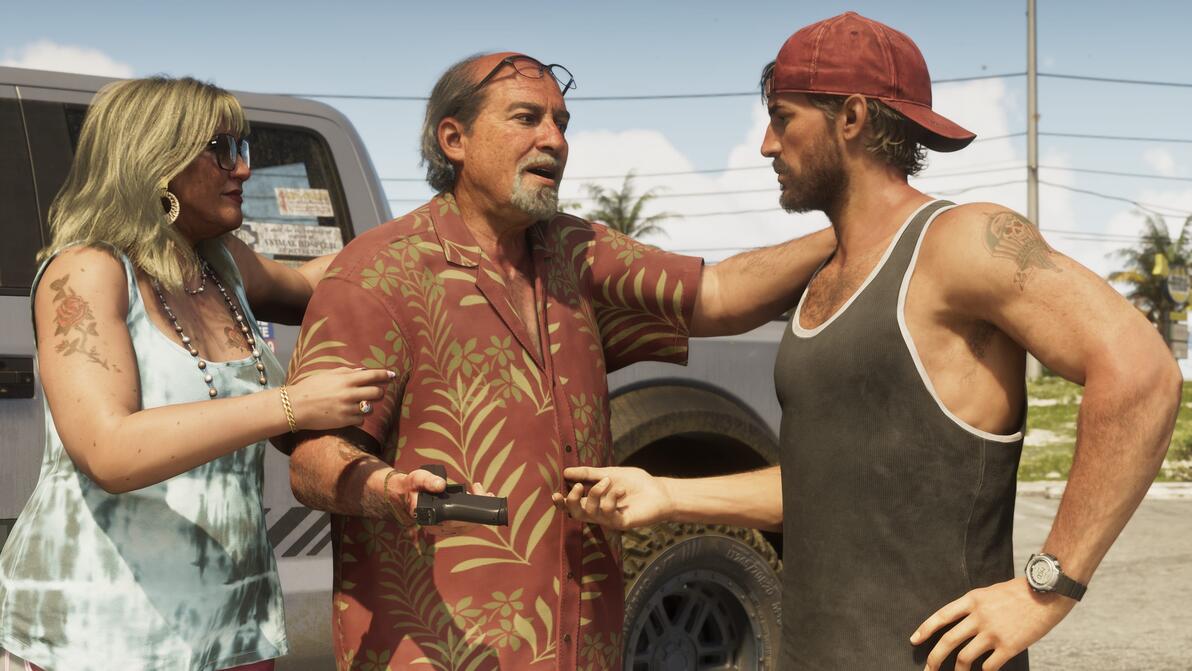 《GTA6》70张全新游戏截图公布：雷奥奈达州、角色与场景全览 - 哔哩哔哩