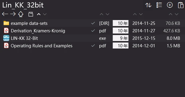 电化学阻抗谱（4）——Lin_KK软件的安装与使用 - 哔哩哔哩