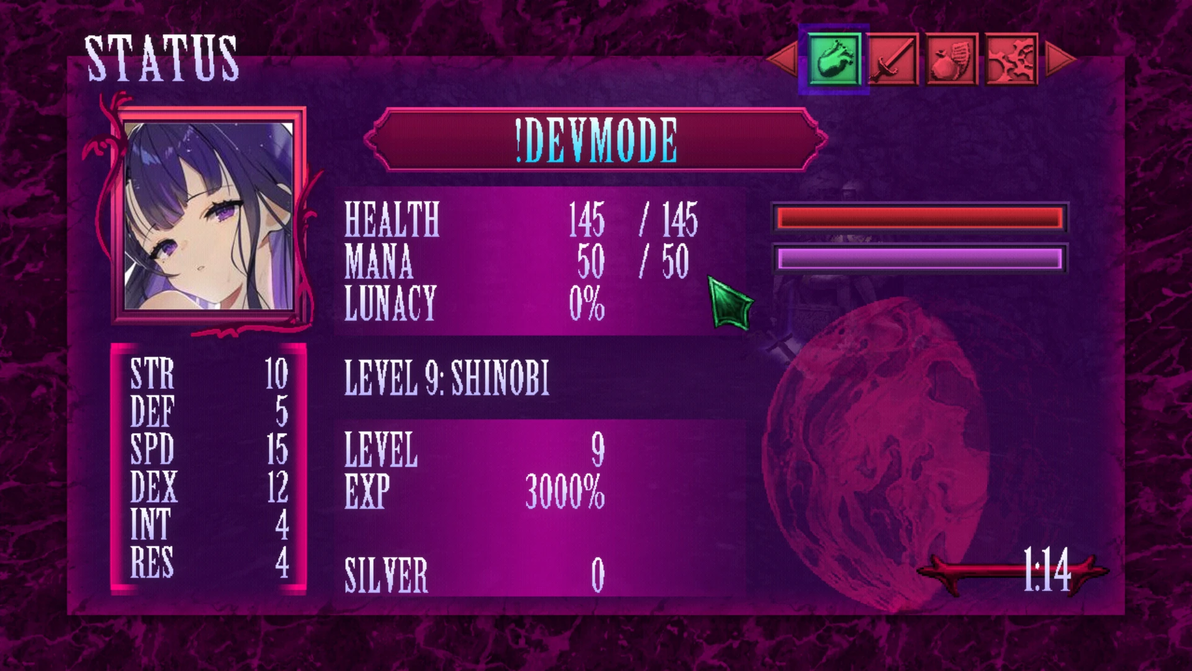 Lunacid萌新指南/攻略：自定义头像，开启秘籍，基本属性和概念介绍，个人心得 - 哔哩哔哩