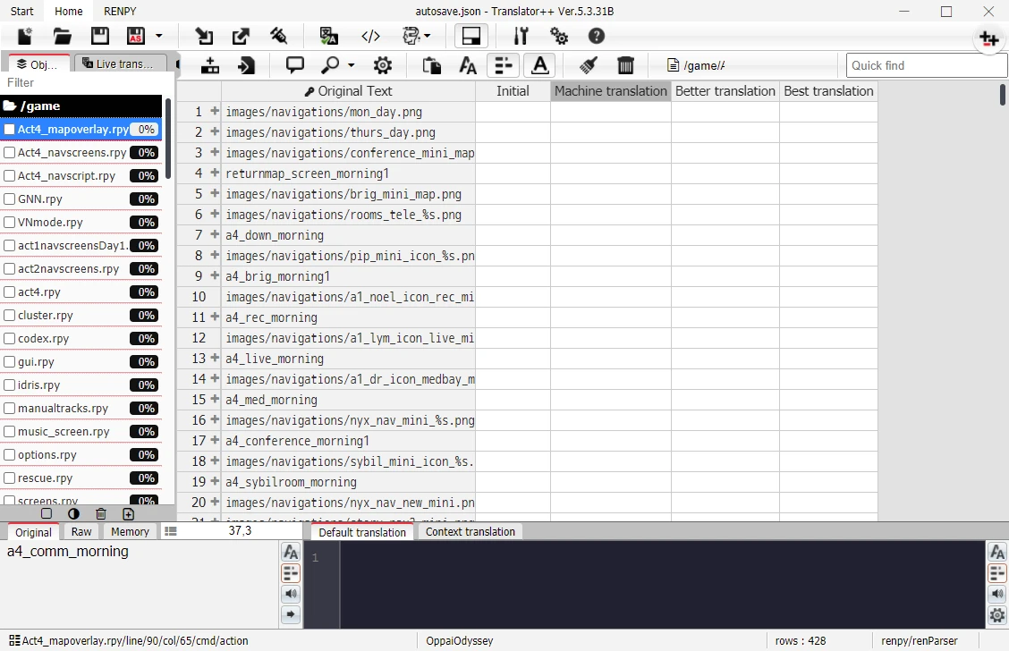 用AiNiee+ChatGPT翻译renpy游戏 - 哔哩哔哩