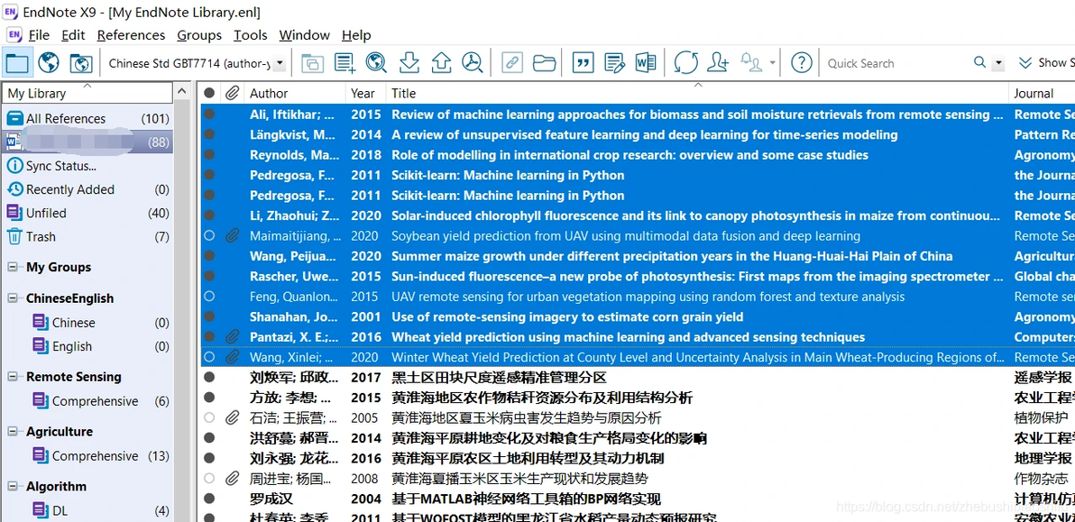 设置文末中文、英文参考文献排列顺序：EndNote - 哔哩哔哩