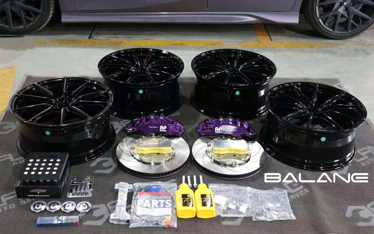 【BLC轮毂】影豹R升级BLC高强度锻造轮毂和AP KBT刹车 - 哔哩哔哩