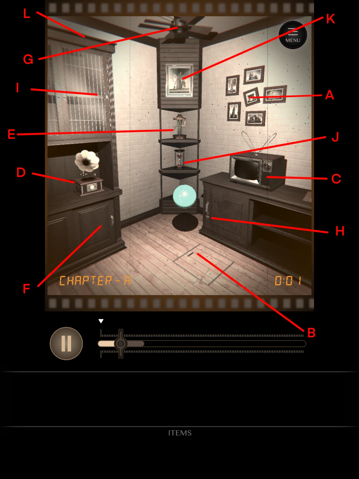 KOTORINOSU新作《Replay Room》攻略笔记（1） - 哔哩哔哩