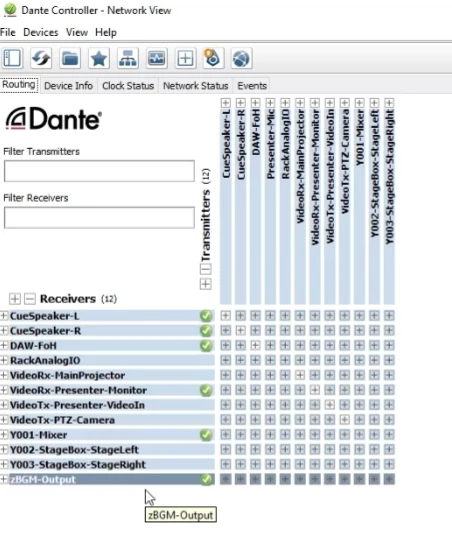 Dante 学习笔记 - Dante Controller使用 - 哔哩哔哩