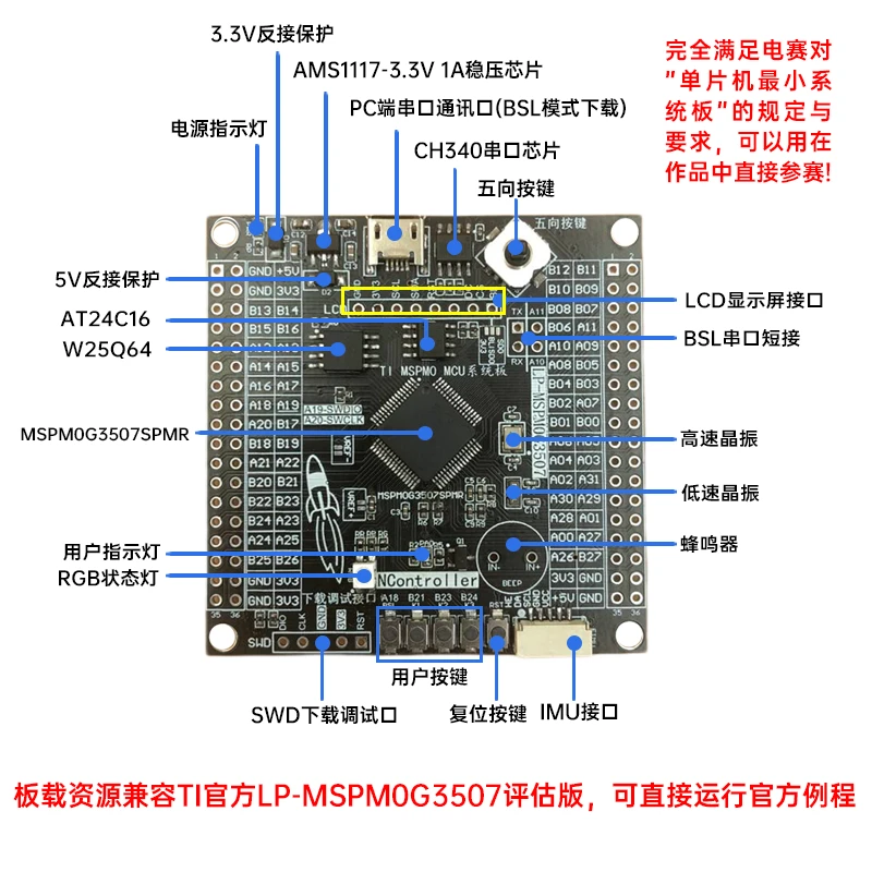 无名创新MSPM0G3507核心板首发特价39.9活动购买须知 - 哔哩哔哩