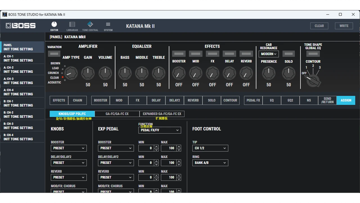 BOSS TONE STUDIO软件指南 - 哔哩哔哩