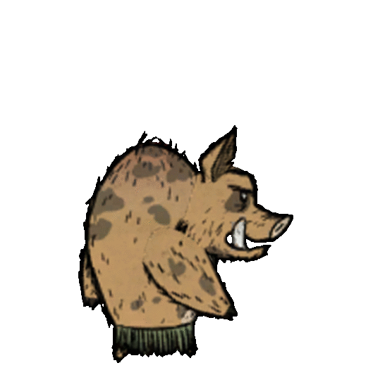 饥荒GIF第二弹 海难野猪篇 - 哔哩哔哩