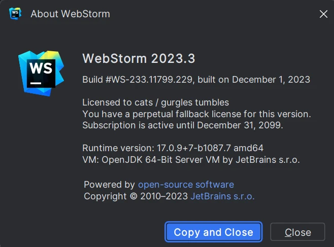 最新 WebStorm 2023.3 专业版安装与激活(带激活工具激活码) - 哔哩哔哩