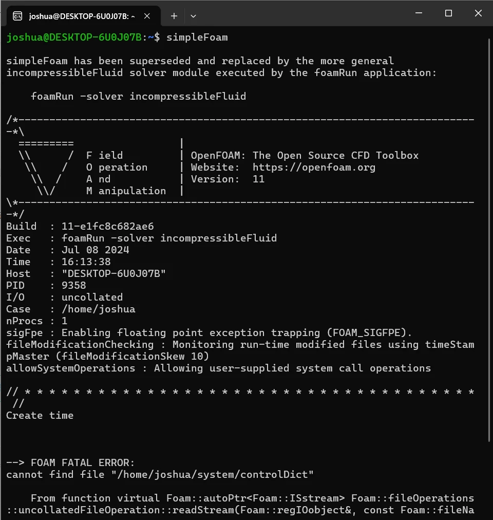 CFD笔记：使用WIN11下的Ubuntu子系统安装并测试OpenFOAM - 哔哩哔哩