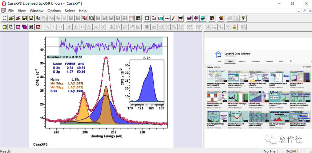 CasaXPS（XPS数据分析）安装教程以及使用教程！免费下载！ - 哔哩哔哩