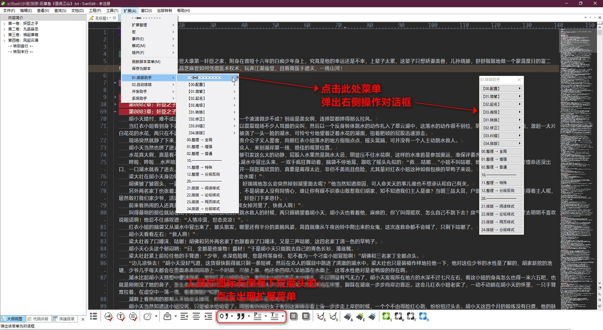 小说排版助手·小说精校 EverEdit Plugin v2310绿色激活版 - 哔哩哔哩