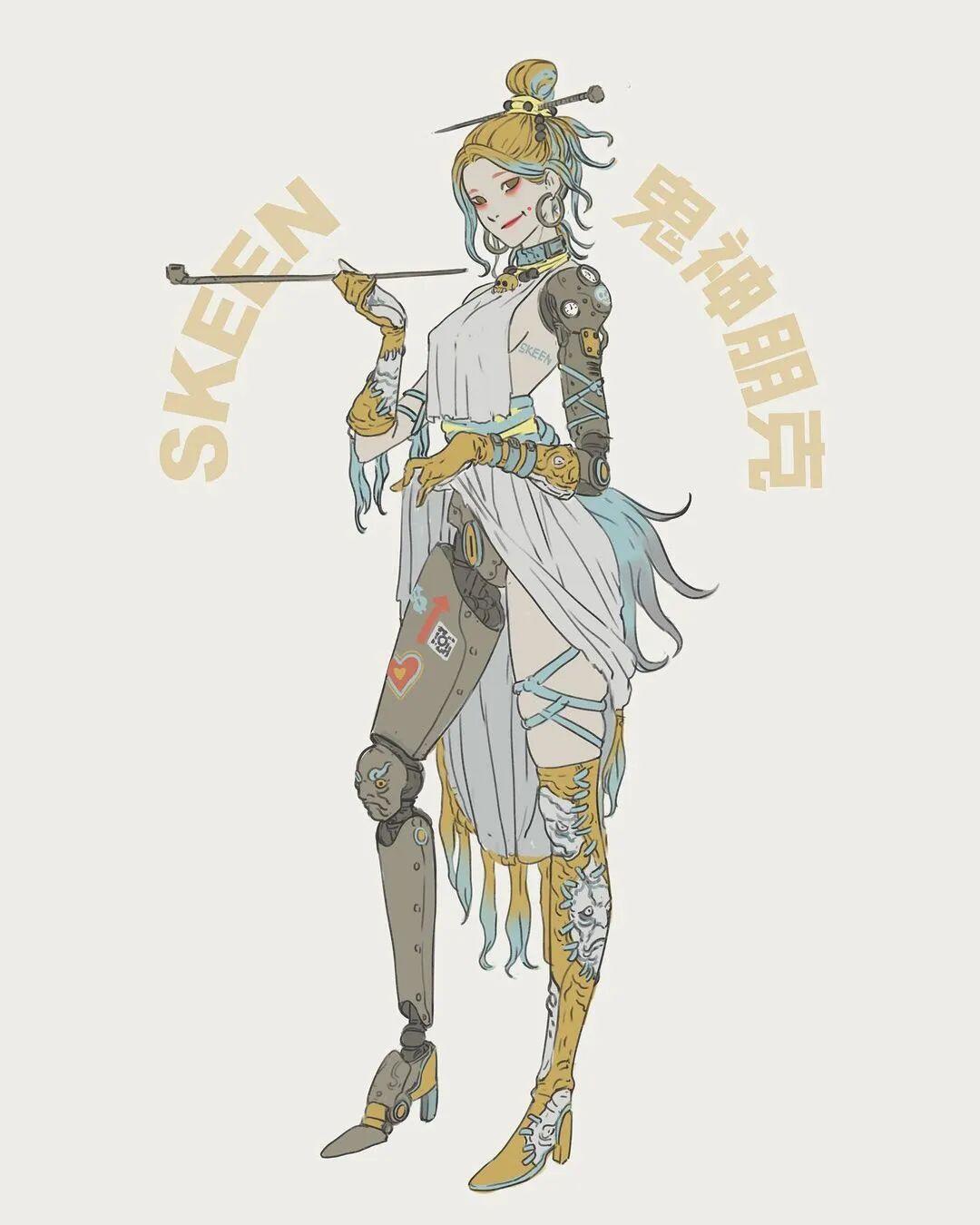 【画师推荐】Zeen Chin|当鬼神玩起朋克！当冷暖和谐杂糅！ - 哔哩哔哩