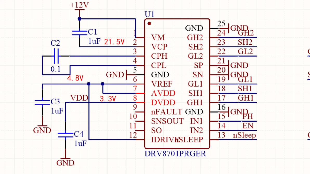 DRV8701全桥驱动芯片 - 哔哩哔哩