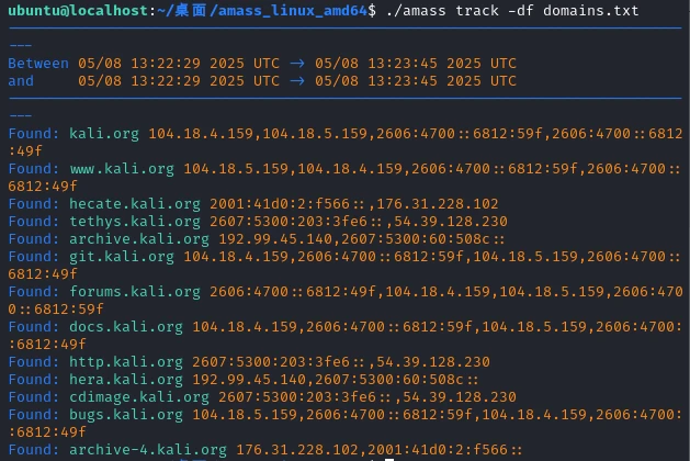 amass：深入攻击面映射和资产发现工具！全参数详细教程！Kali Linux教程！ - 哔哩哔哩