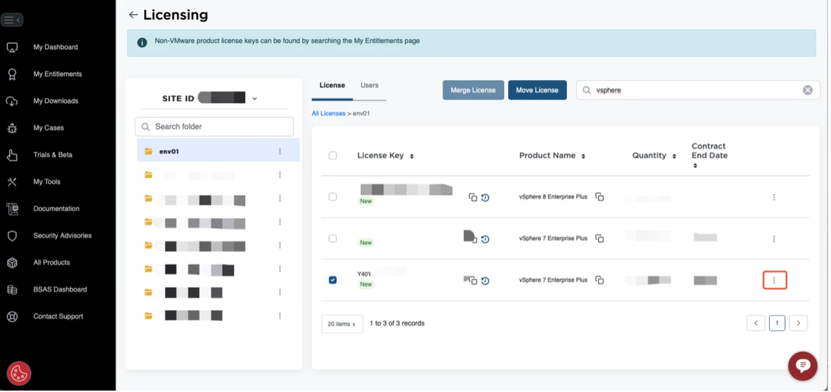 如何管理VMware by Broadcom 产品许可 - 哔哩哔哩