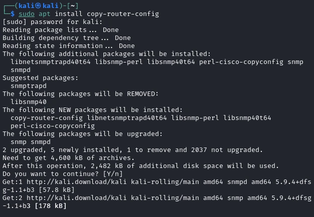 copy-router-config：一键备份路由配置的利器！全参数详细教程！Kali Linux教程！ - 哔哩哔哩
