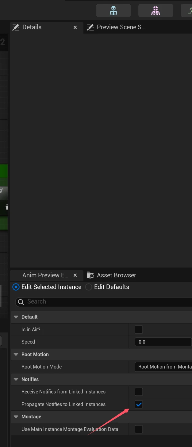 UE5 Linked Anim Graph 接收不到动画通知（notify）问题 - 哔哩哔哩