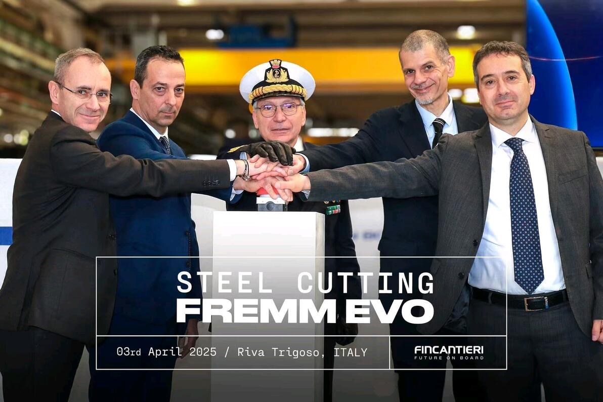 意大利FREMM-EVO型护卫舰切割首块钢板 - 哔哩哔哩