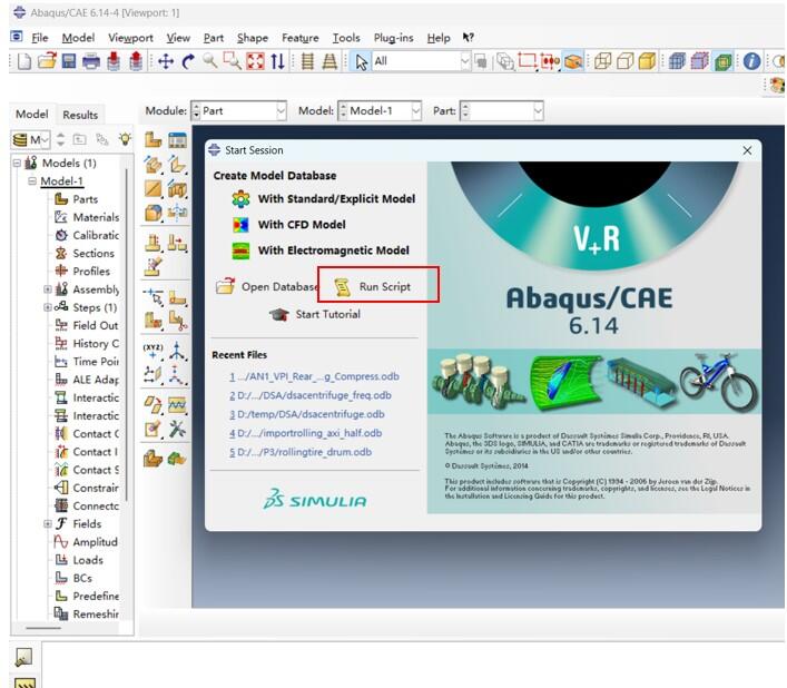 Abaqus运行python脚本文件的方法汇总 - 哔哩哔哩