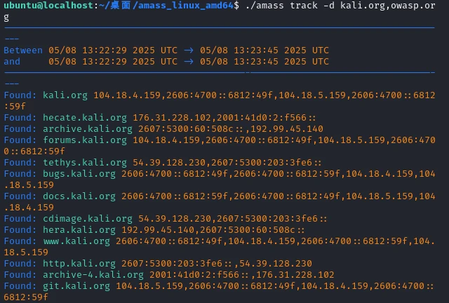 amass：深入攻击面映射和资产发现工具！全参数详细教程！Kali Linux教程！ - 哔哩哔哩