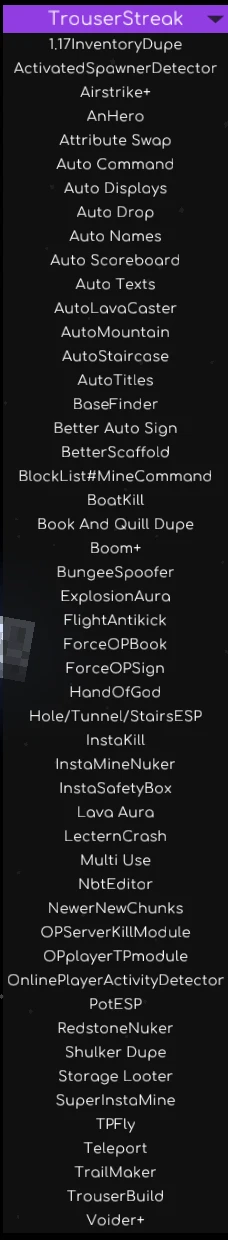 [彗星端]MeteorClient插件整理及功能介绍 - 哔哩哔哩