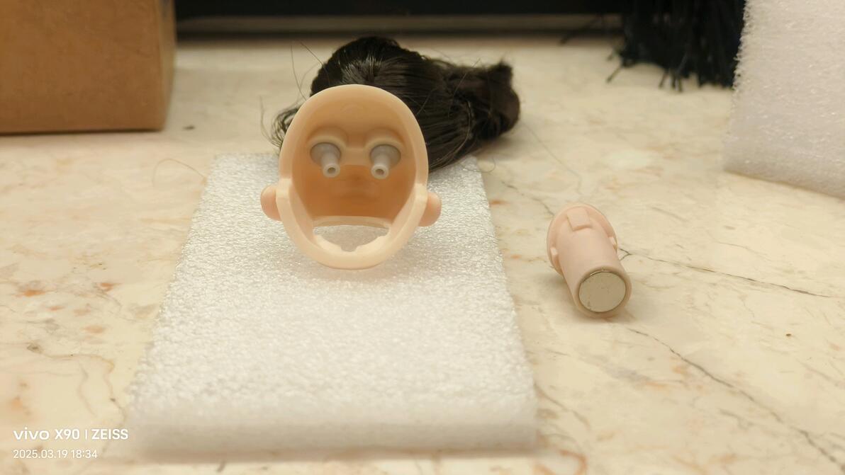 Z6TOYS 1/6 乐乐头雕大货实物 - 哔哩哔哩